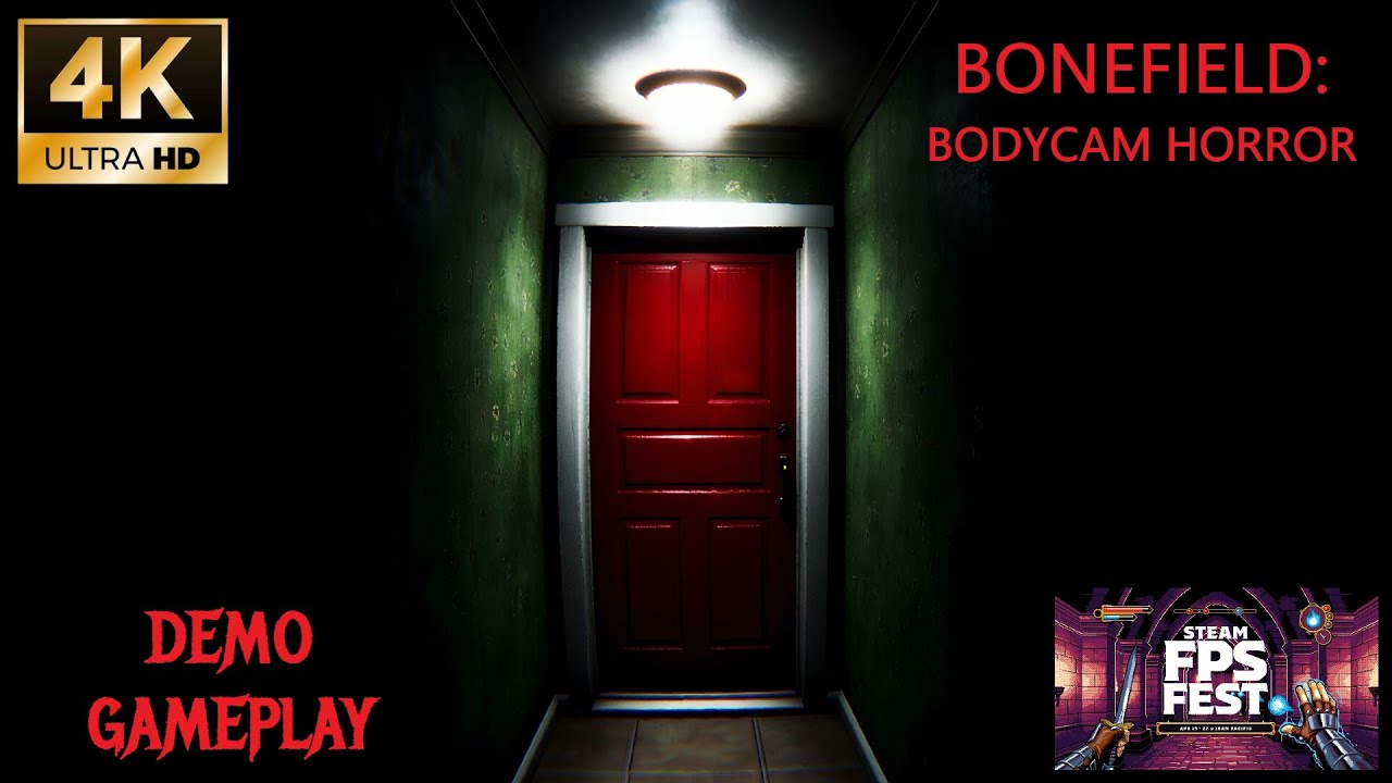 BoneField: Bodycam Horror | FPS Fest Demo Playthrough - 4K Gameplay ...
