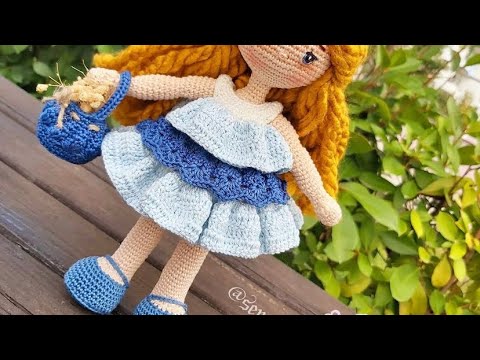 AMİGURİMİ ÇANTA,ÖRGÜ ŞAPKA YAPIMI ,ÇİÇEKÇİ LOLA 5  Bölüm