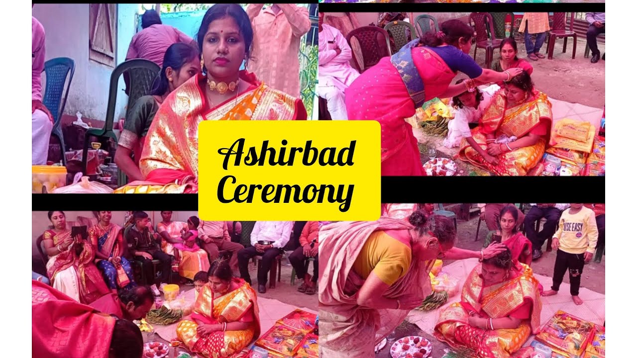 Bengali Wedding Ashirbad Ceremony।। আশীর্বাদ পর্ব। vlog#2 Wedding ...
