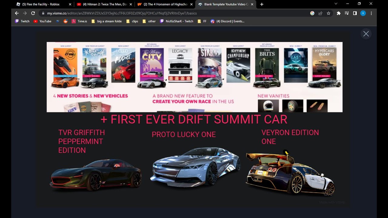 SEASON 9 ALL SUMMIT CARS RETURNING AND NEW - YouTube