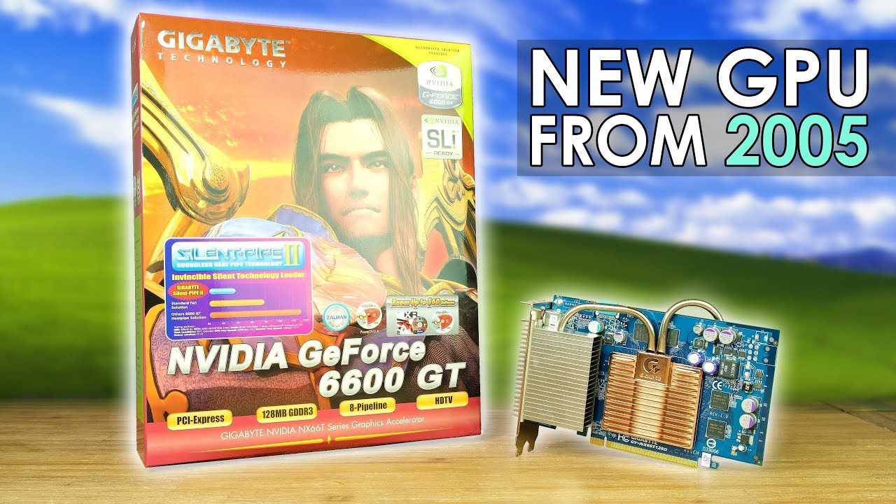 Using a Brand New Graphics Card from 2005 - YouTube