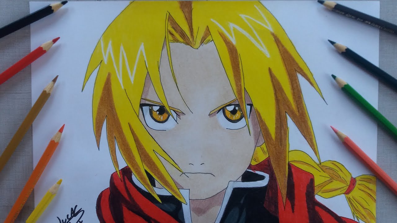 How to Draw / Como Desenhar Edward Elric, passo a passo (Fullmetal ...