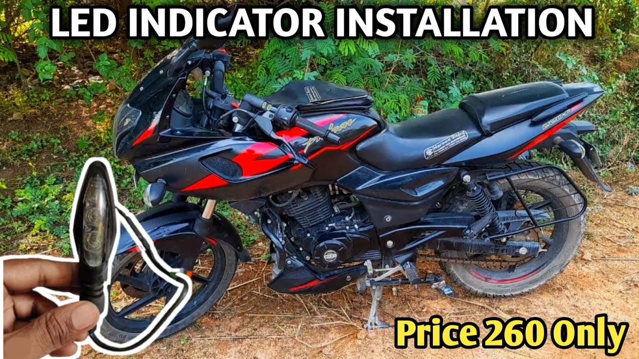 LED Indicator Installing in Pulsar 220F | Best New modification in ...