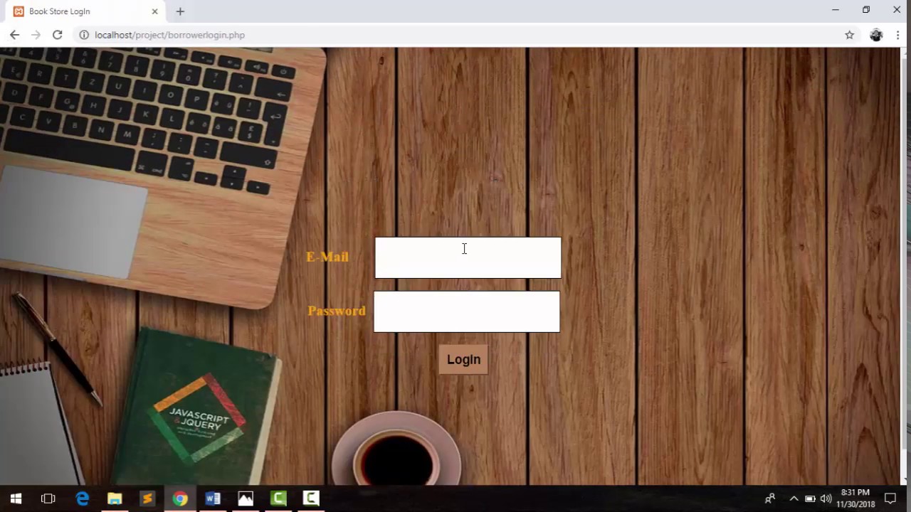Online Library System - YouTube