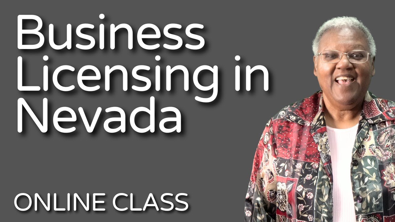 Business Licensing in Nevada | SBEP Management Class - YouTube