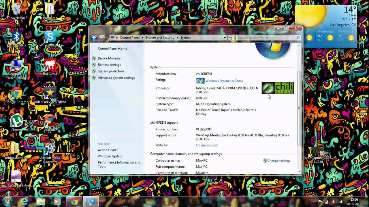 How to check for your PC System Informations/Specifications - YouTube