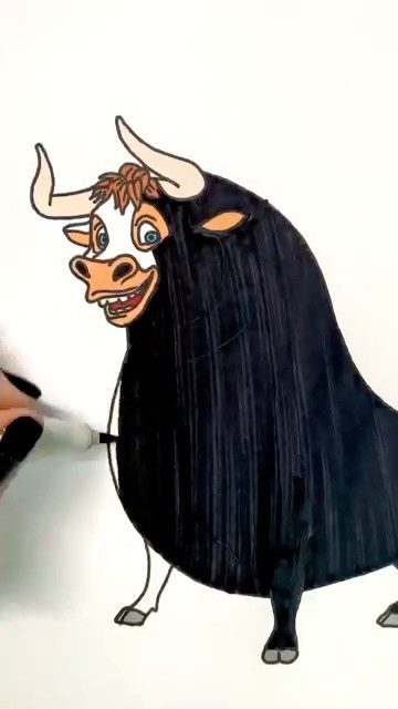 Ferdinand Coloring Pages | How to Color Ferdinand the Bull | Color ...