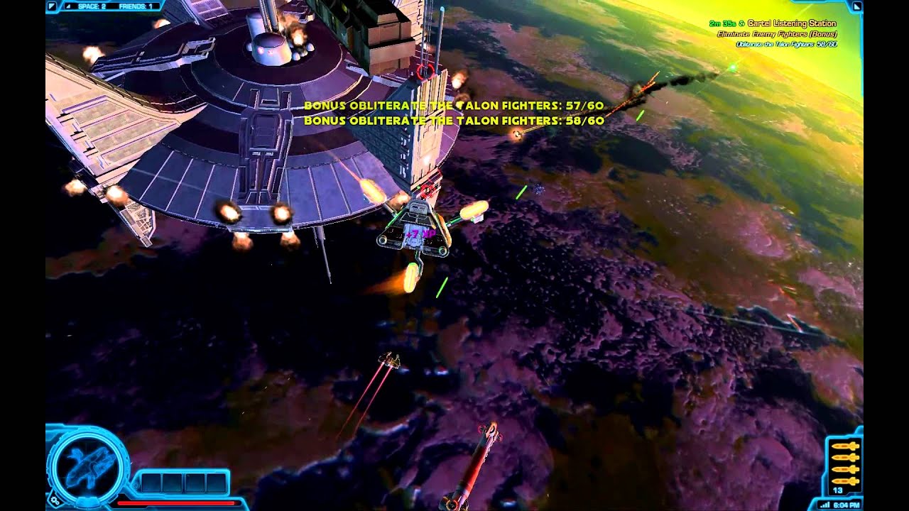 SWTOR Space Battle 3 - "Cartel Listening Station" - YouTube
