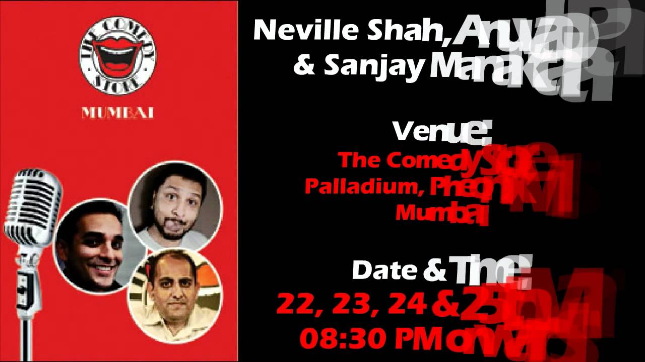 Neville Shah, Anuvab Pal & Sanjay Manaktala at The ComedyStore on 22 ...