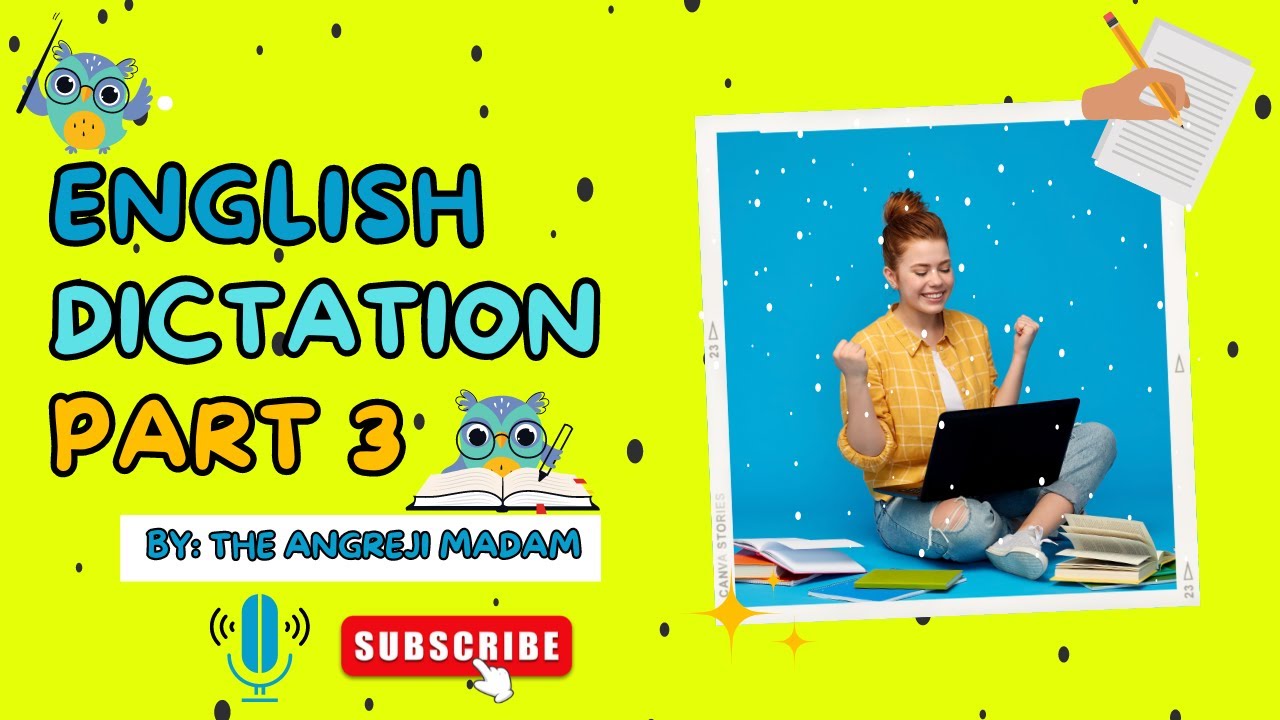Dictation Practice for Perfect Spelling | English |Learn English ...