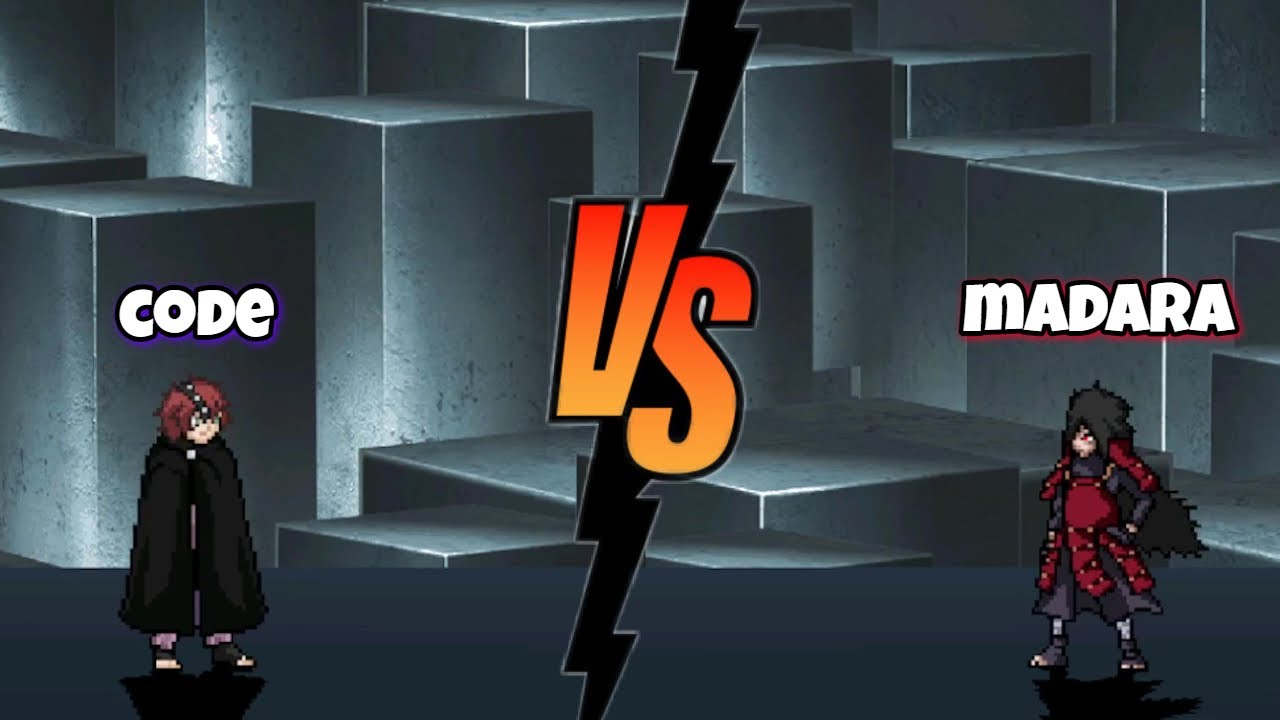 Code Vs Madara naruto fights / mugen - YouTube