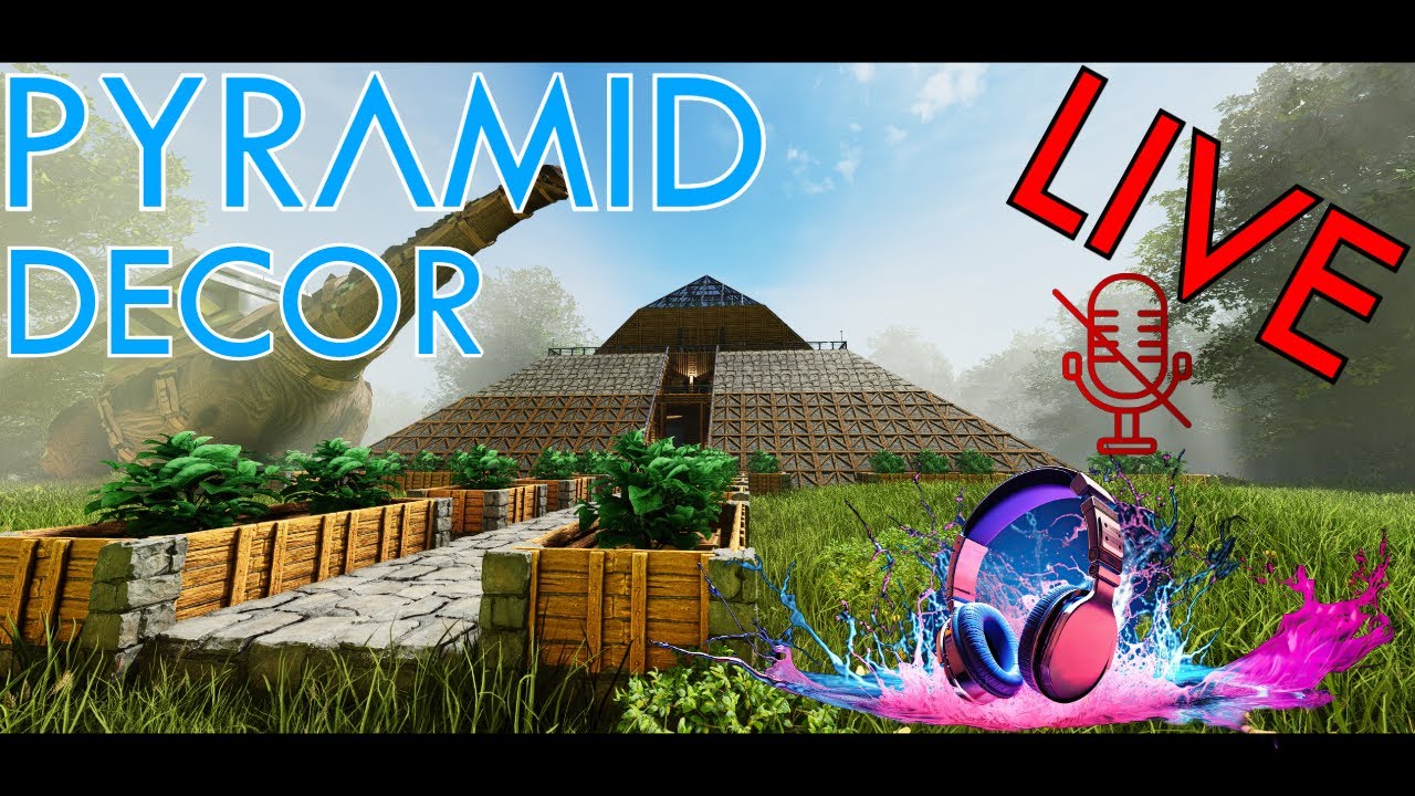 Pyramid Decor |No Mic | Ark Survival Ascended| Building Tips And Tricks ...