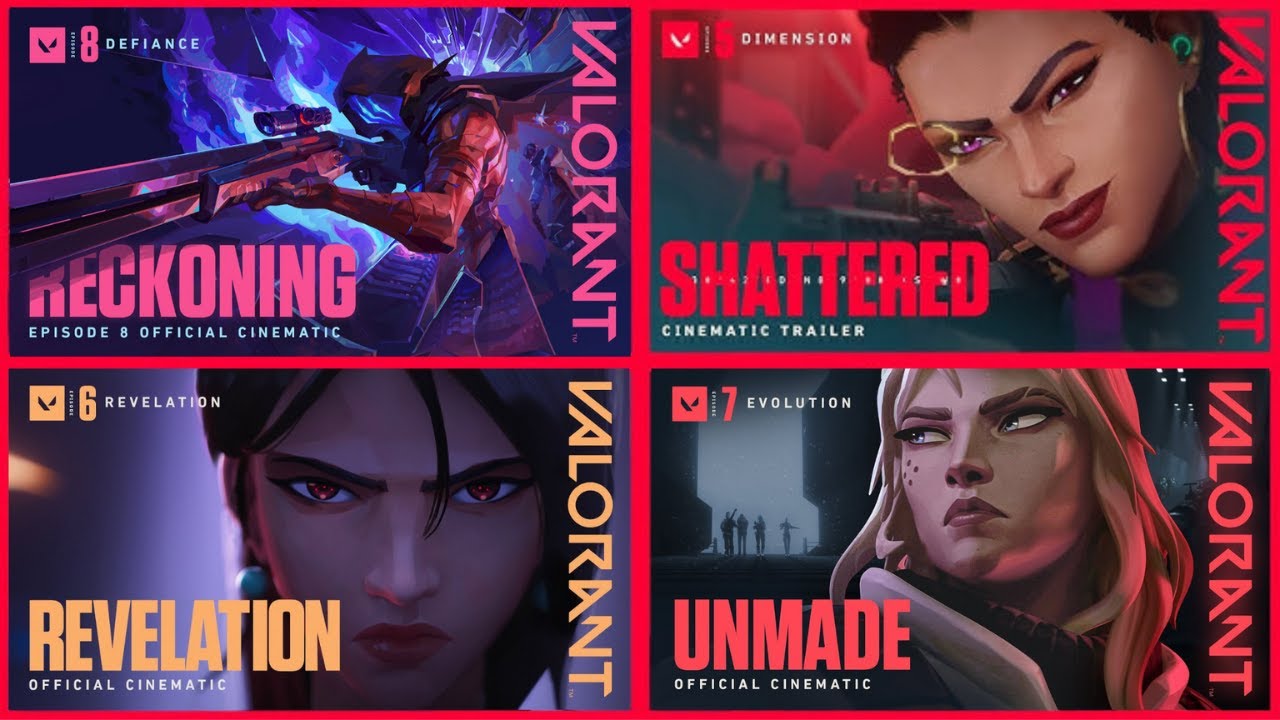 ALL VALORANT Cinematics: Episodes 1-8 | 4K Ultra HD Compilation - Epic ...