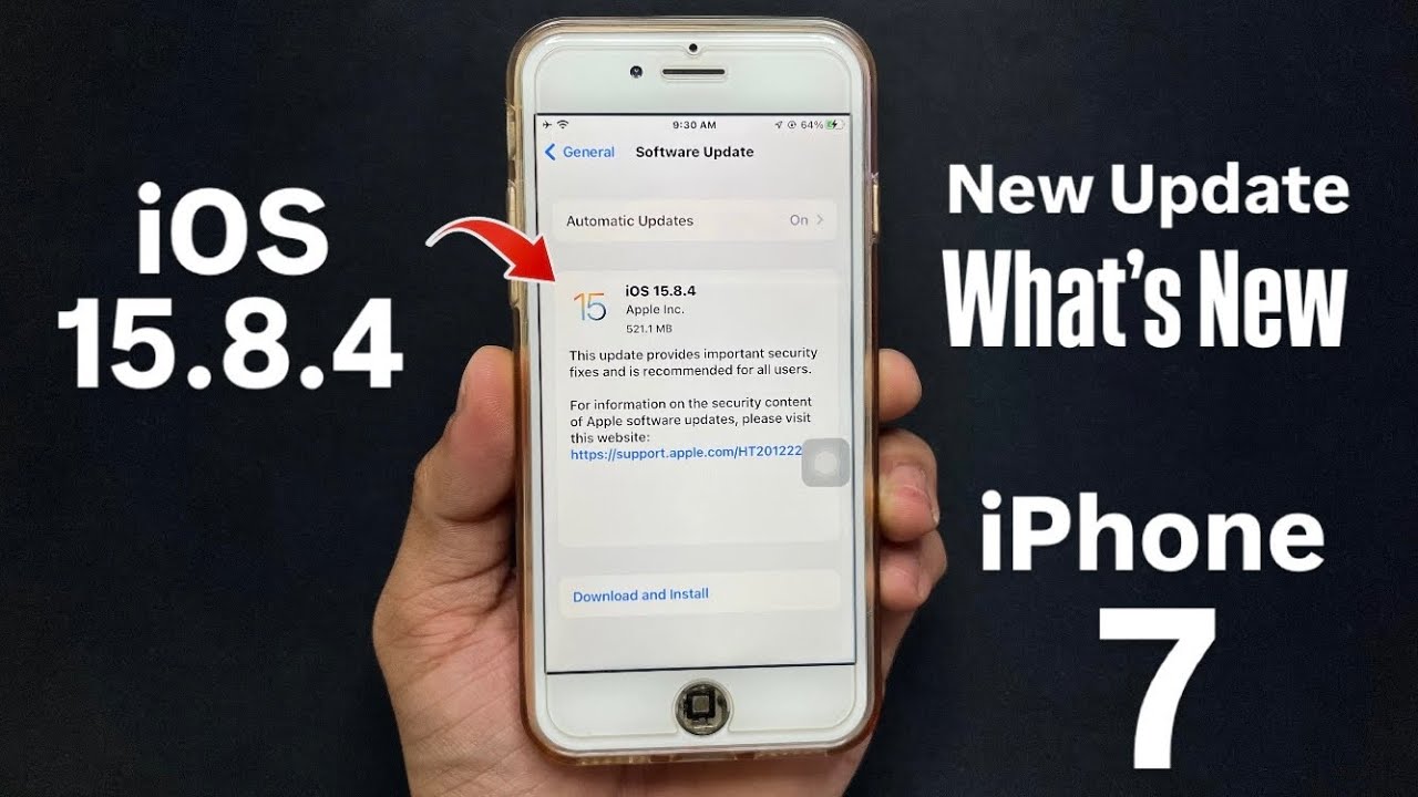 iPhone 7 New Update iOS 15.8.4 - Whats New on iPhone 7 iOS 15.8.4 - YouTube