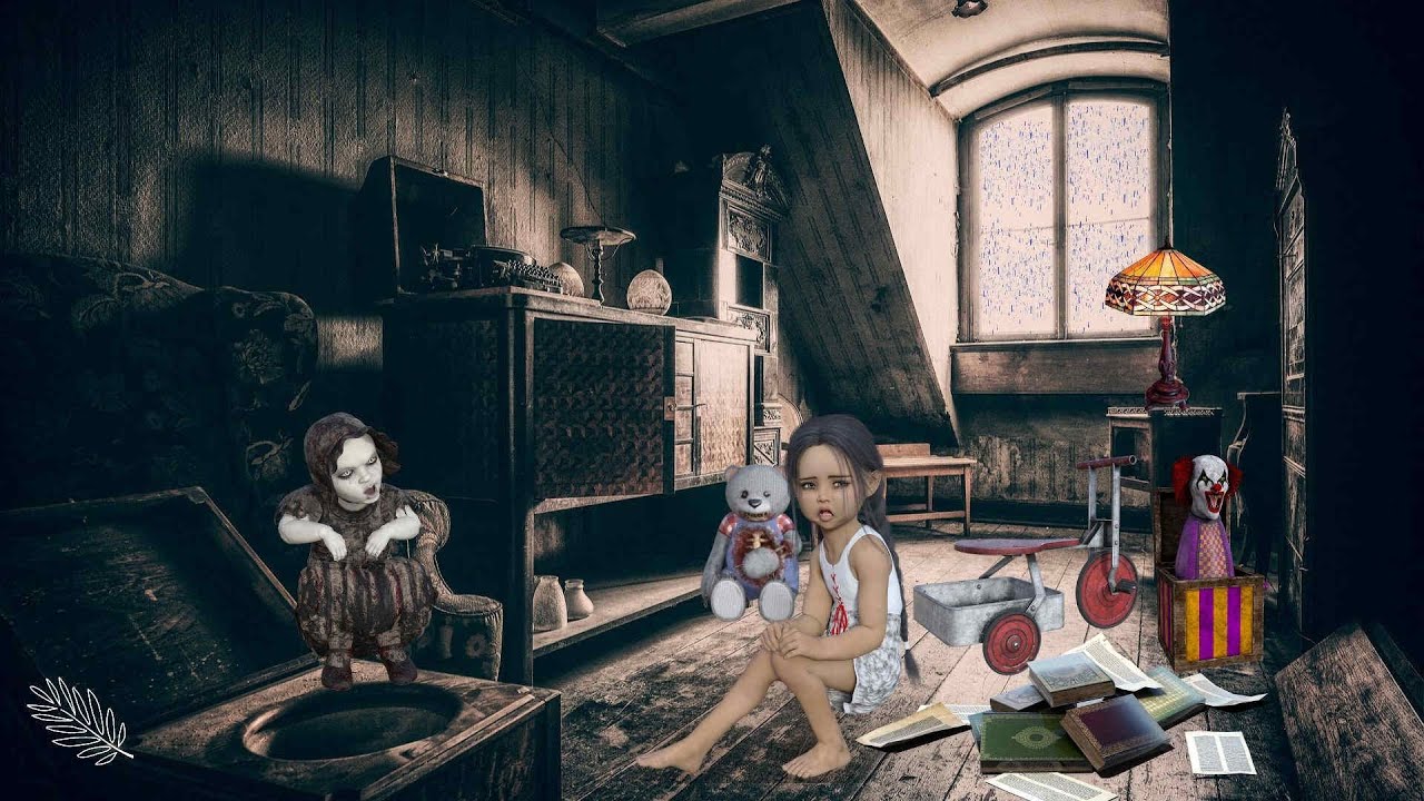 RAINY DAY IN THE HAUNTED ATTIC [Soothing Rain & Eerie Ambience] - YouTube