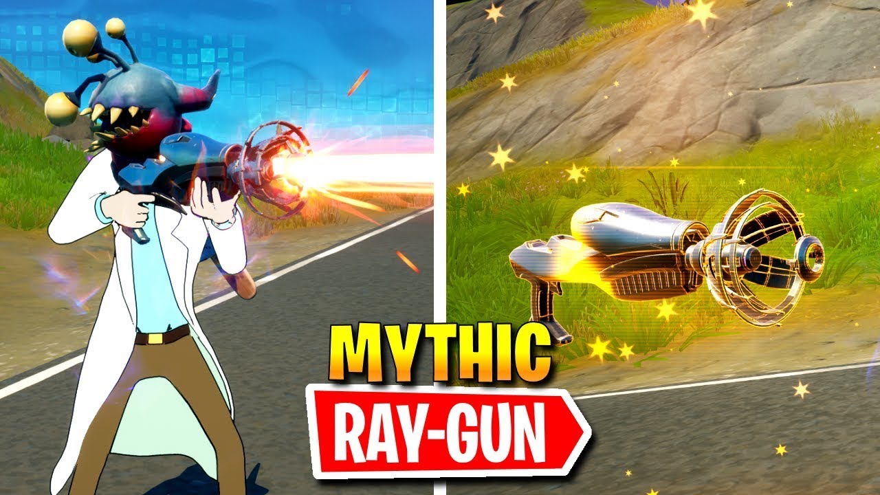 fortnite update new ray gun not clickbait!!! - YouTube