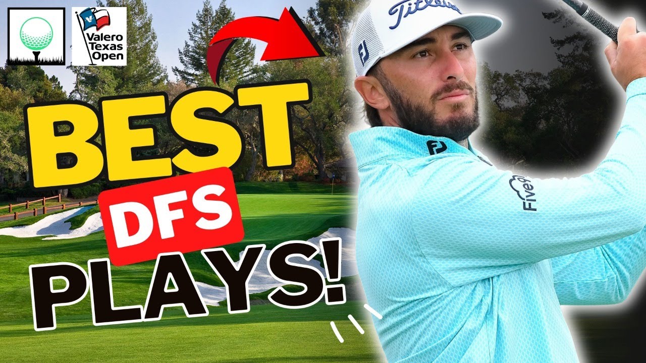 Insider Tips for Dominating the Valero Texas Open DFS | DFS Deep Dive ...