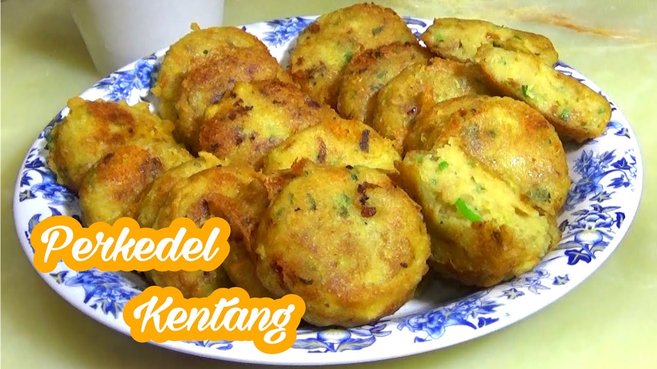 Resep Perkedel kentang kalis dan sedap // Crispy and delicious potato ...