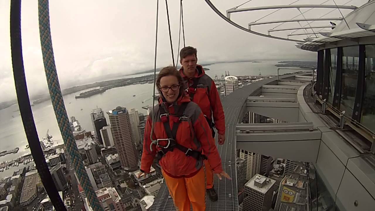 Sky Walk - Auckland Sky Tower, New Zealand 2013 - YouTube