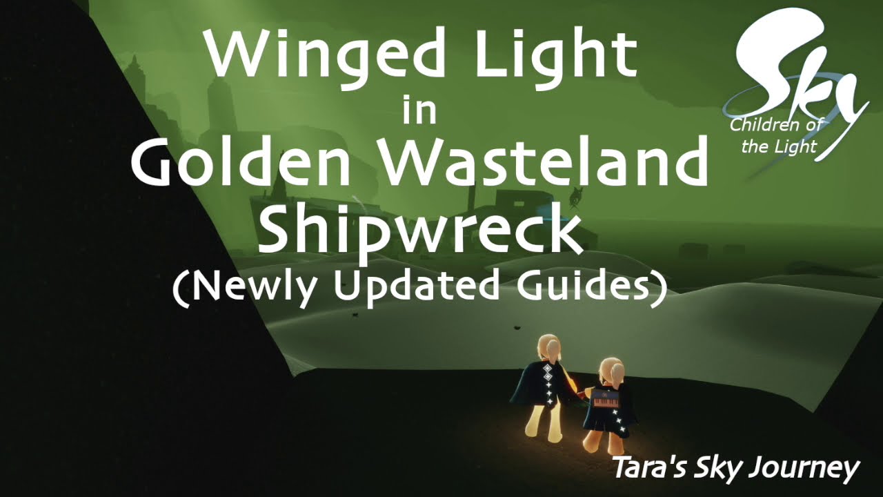 Winged Light in Golden Wasteland (Shipwreck) - Sky: Children of the ...