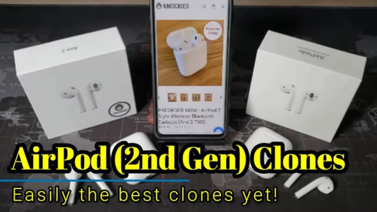 AirPod 2 Clones that don't suck! Aire 2 from knockies.com - YouTube