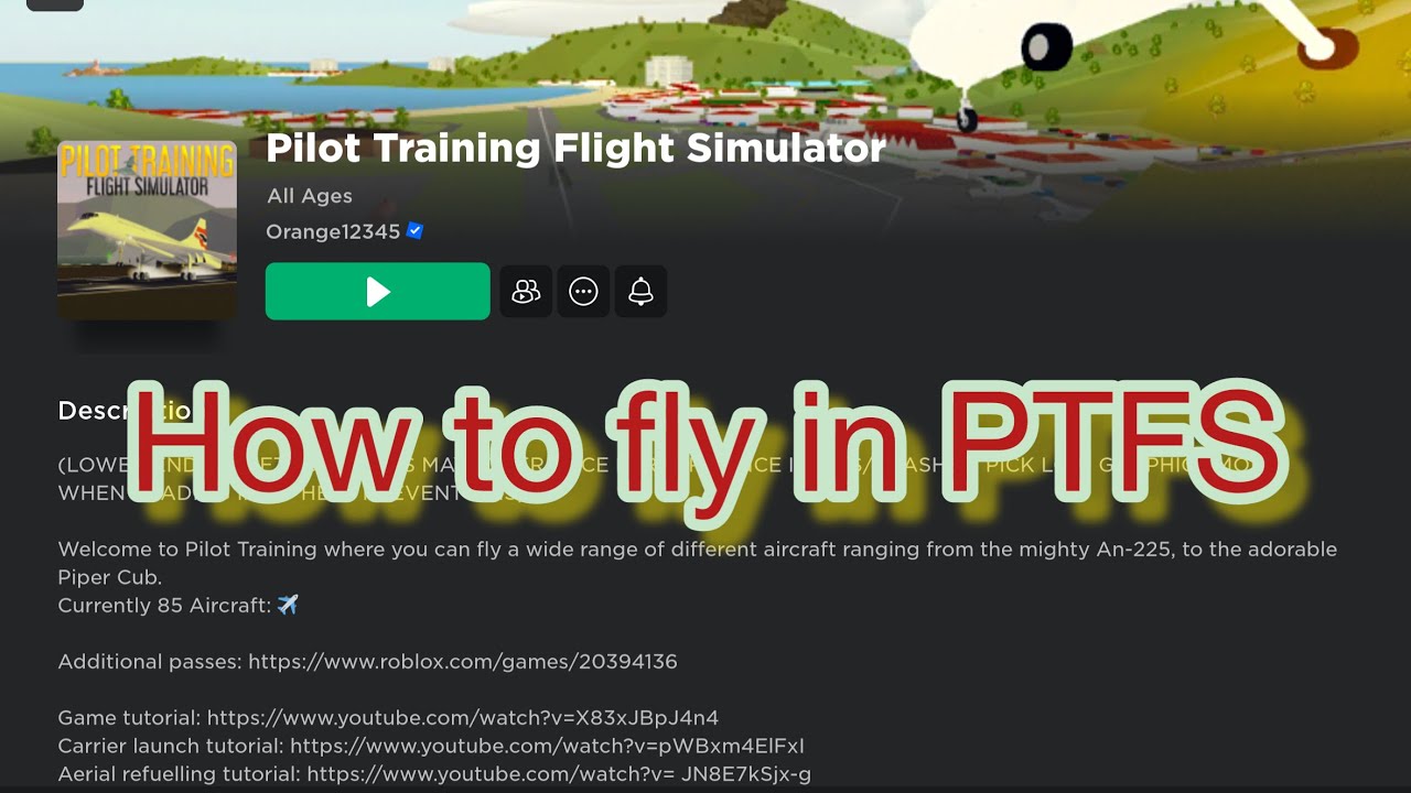 PTFS tutorial 3/6: Landing - YouTube