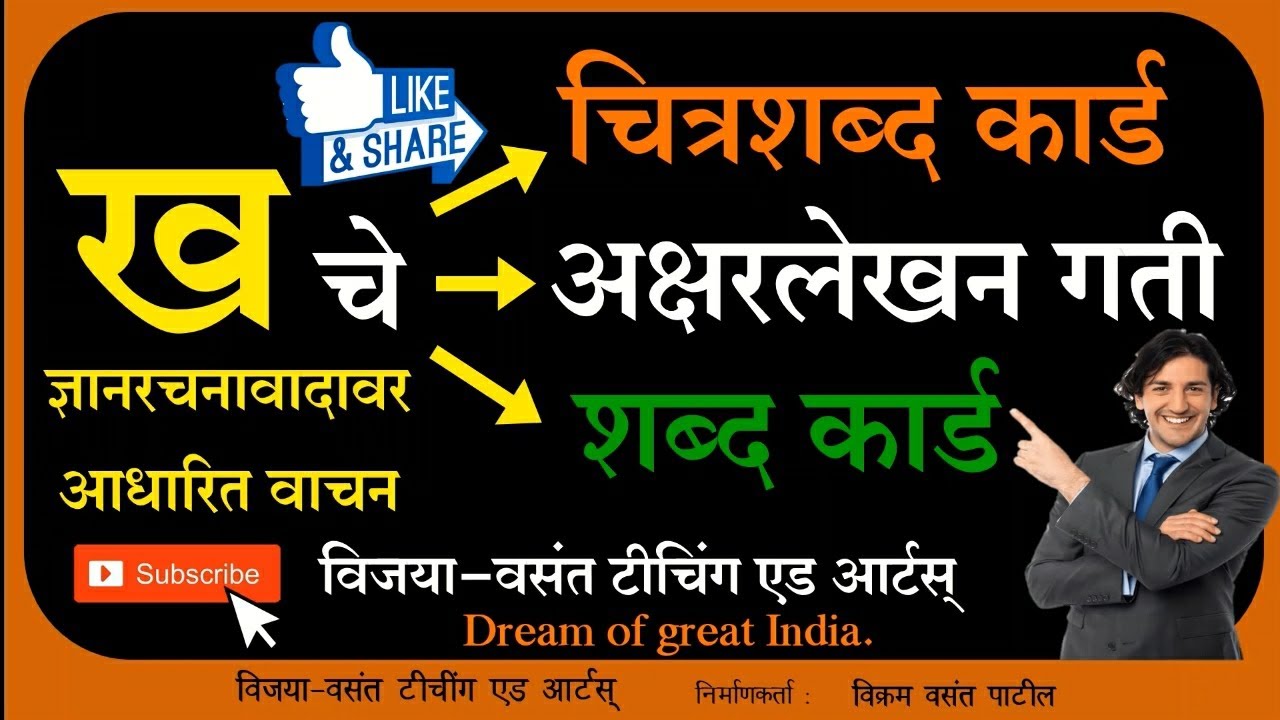 ख ची अक्षर ओळख | kh che shabd | mulakshare olakh - YouTube