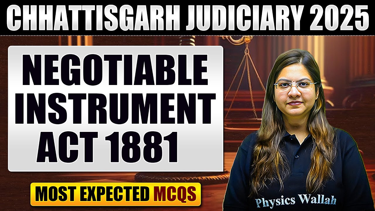 NI Act 1881 | Negotiable Instrument Act 1881 | Chhattisgarh Judiciary ...
