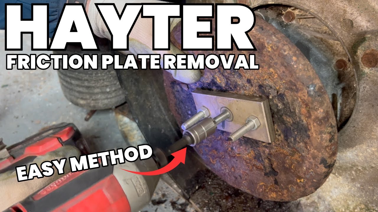 How to Remove a Hayter Lawnmower Friction Plate (The Easy Way!) - YouTube