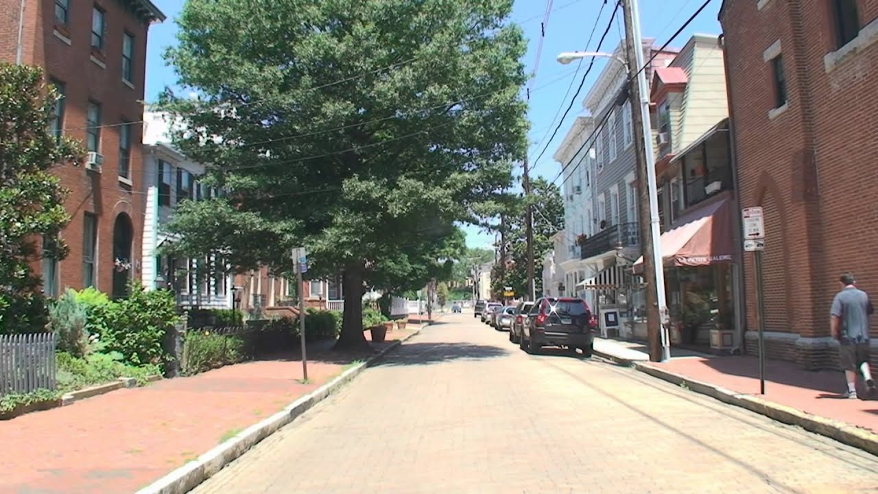 Annapolis, MD - The Streets of Historic Annapolis - Pt 2 Maryland Ave ...