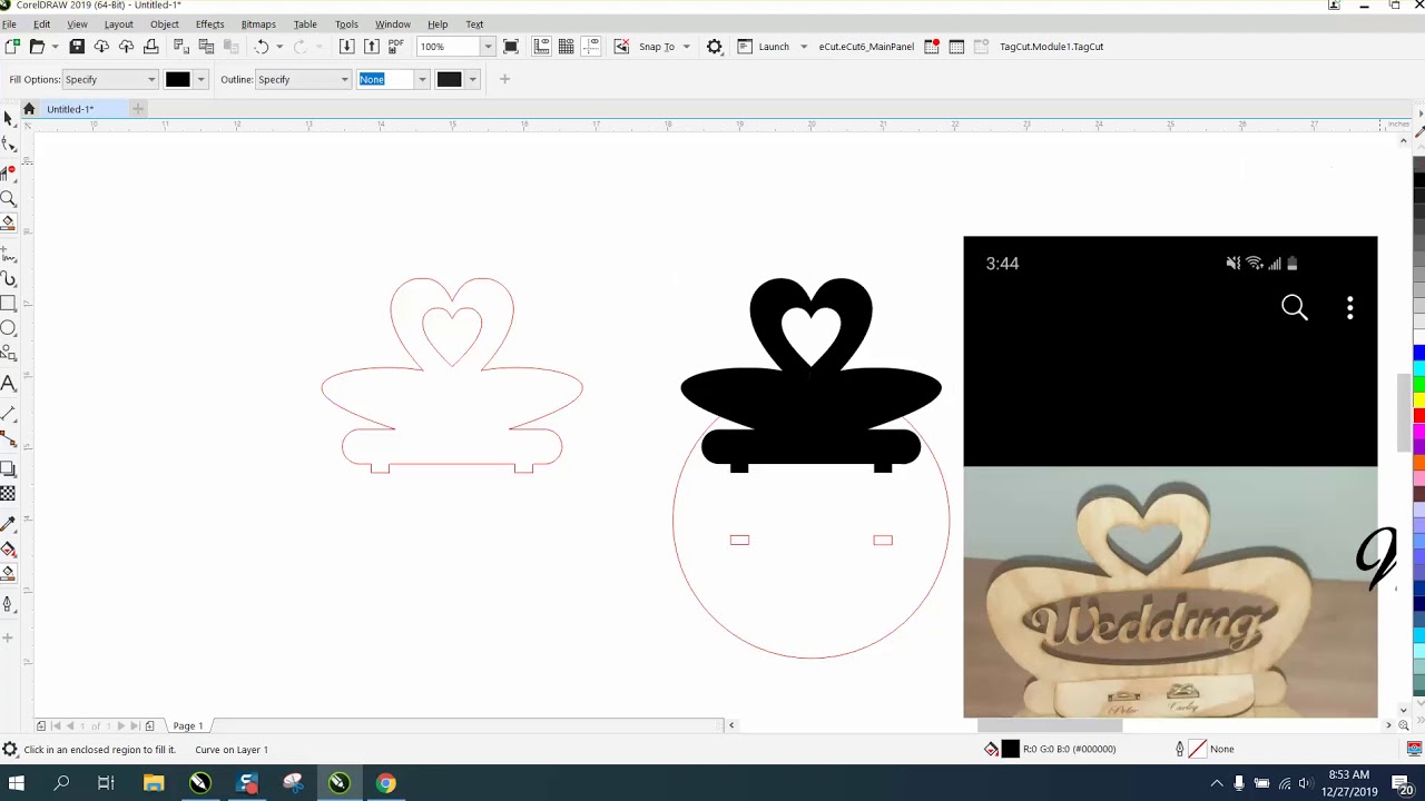 Corel Draw Tips & Tricks Draw This Ring Holder - YouTube