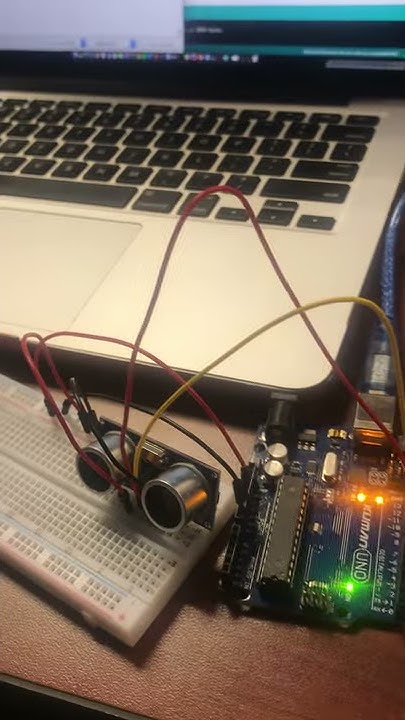 Sensor readings using ultrasonic sensor - YouTube