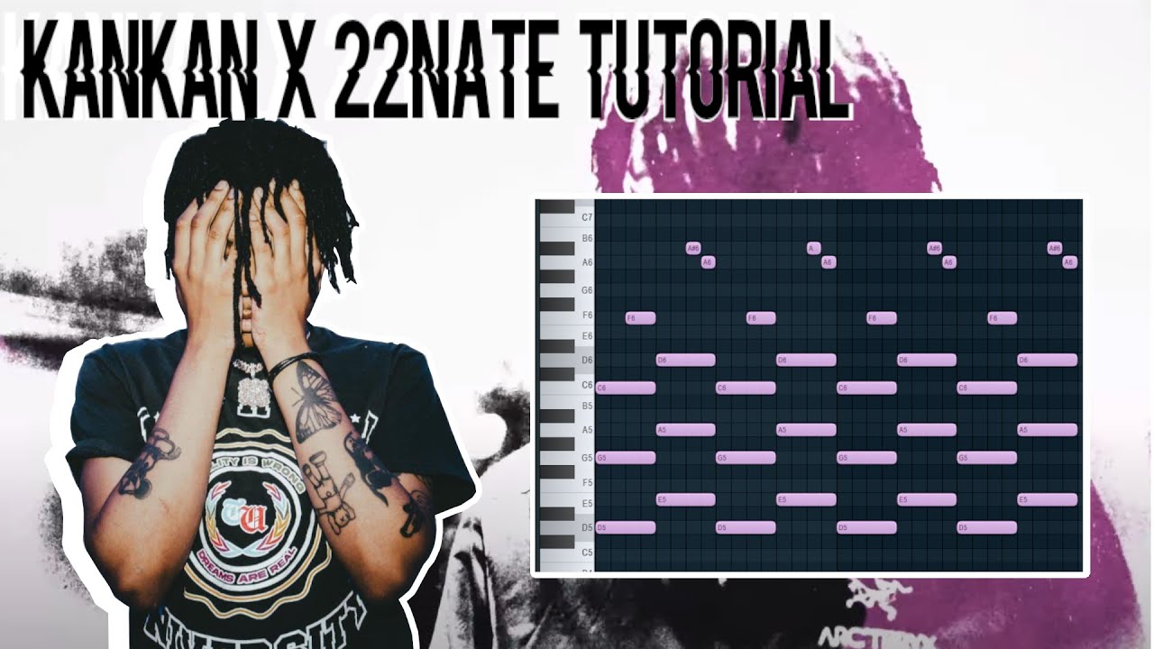 HOW TO MAKE BEATS LIKE 22NATE FOR KANKAN | KANKAN TYPE BEAT TUTORIAL ...