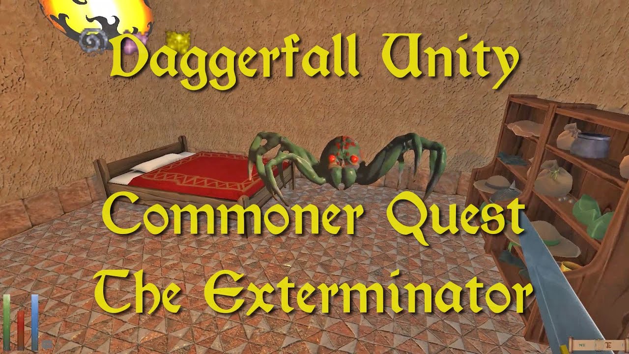 Daggerfall Unity — 167 — Commoner Quest — The Exterminator - YouTube
