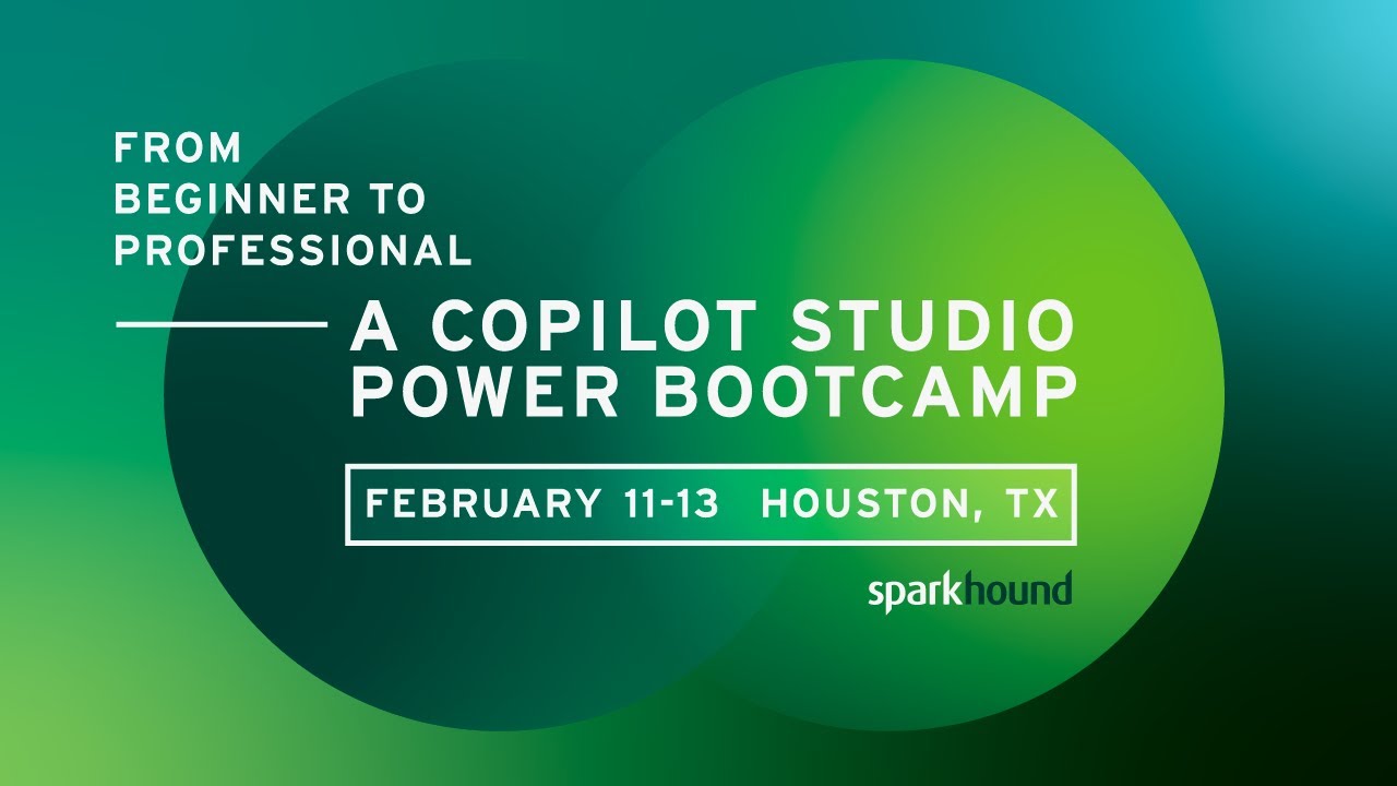 Copilot Studio Power Bootcamp - YouTube