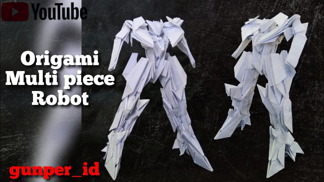 #origamirobot#origami#kirigami origami robot - YouTube