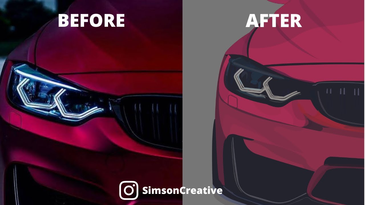 Tutorial Membuat Vector Mobil BMW M4 Dengan Corel Draw X7 - YouTube