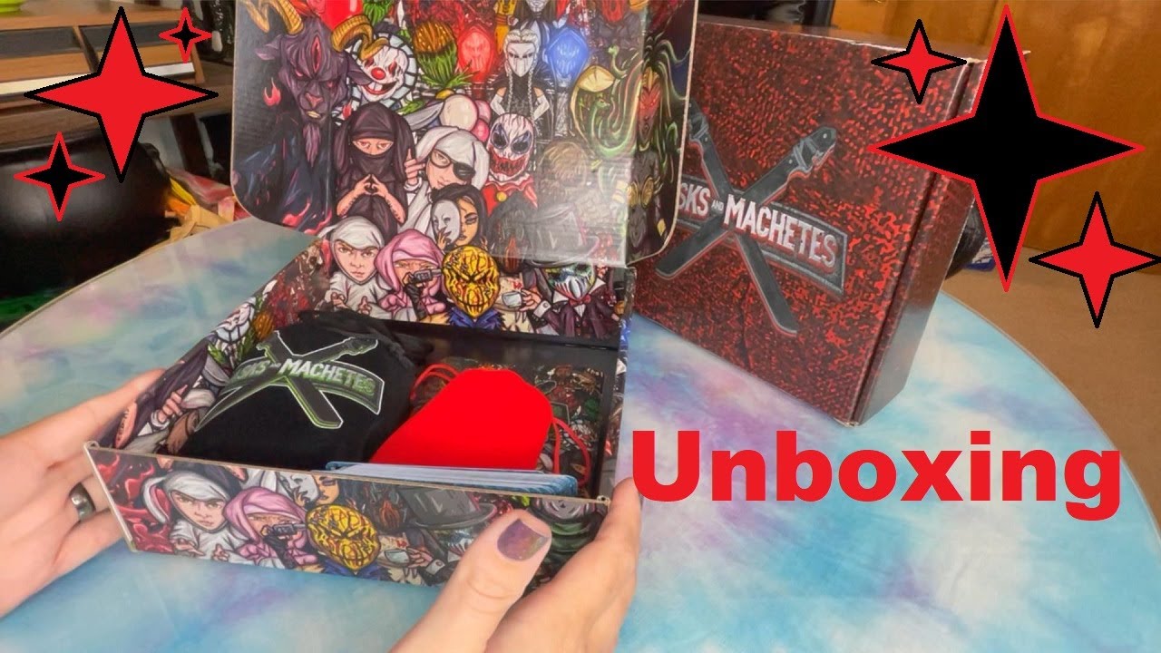 Unboxing Of The New Masks & Machetes Card Game - YouTube