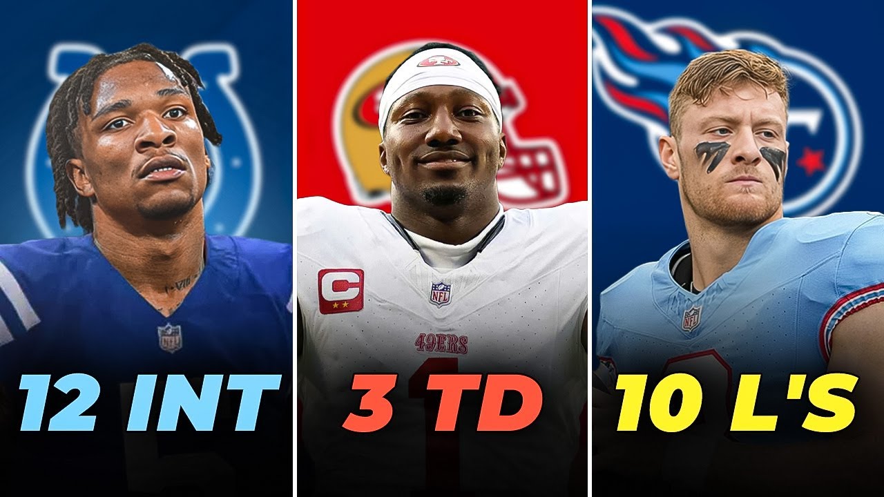 The 20 Most Disappointing NFL Players This Season - YouTube