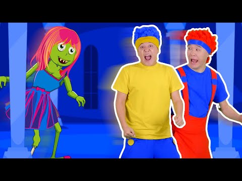 Escaping from Clumsy Zombies | D Billions Kids Songs