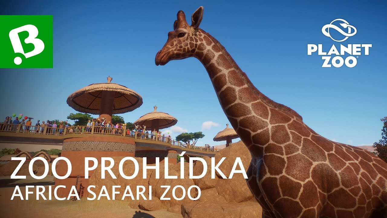 Africký safari park | Planet ZOO CZ Prohlídka - YouTube