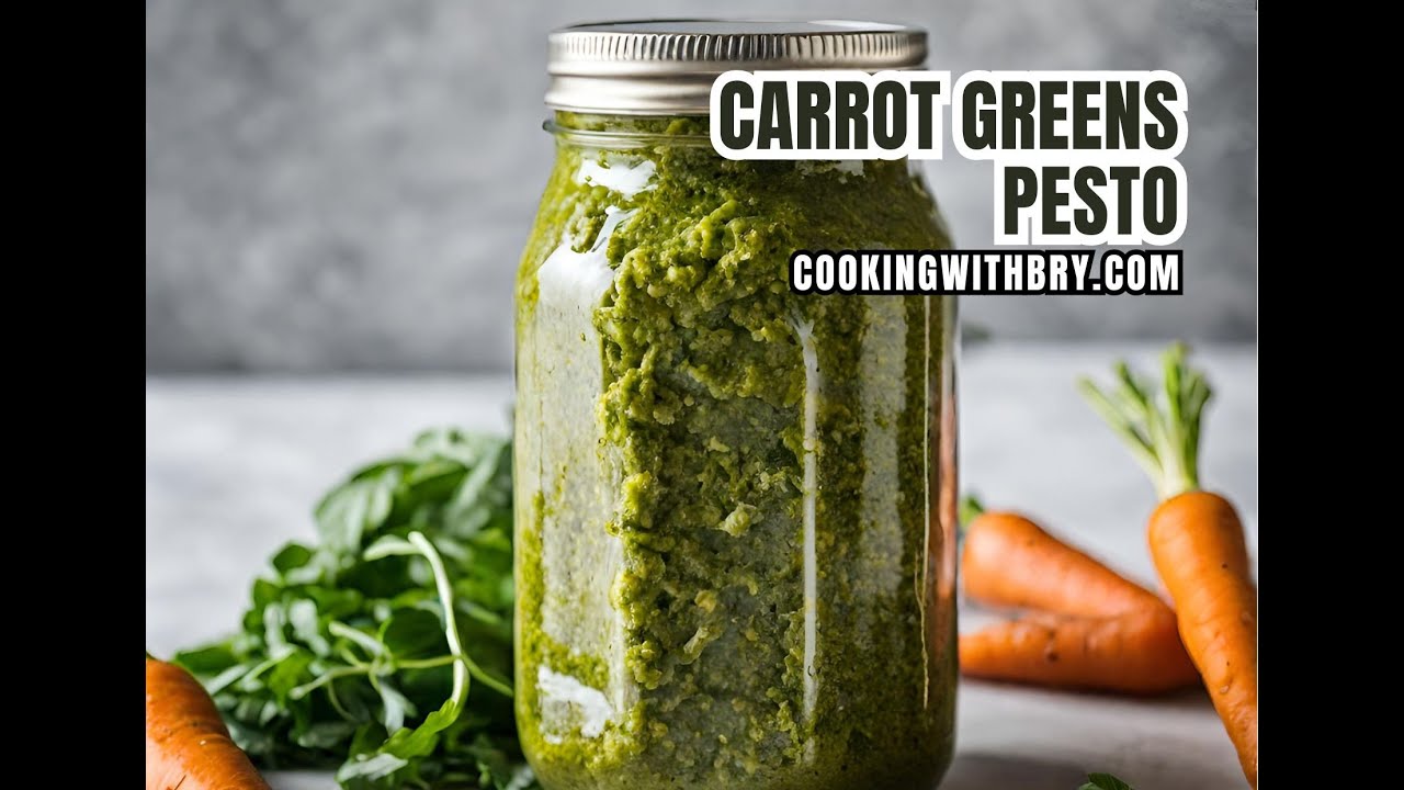 Carrot Greens Pesto recipe - YouTube