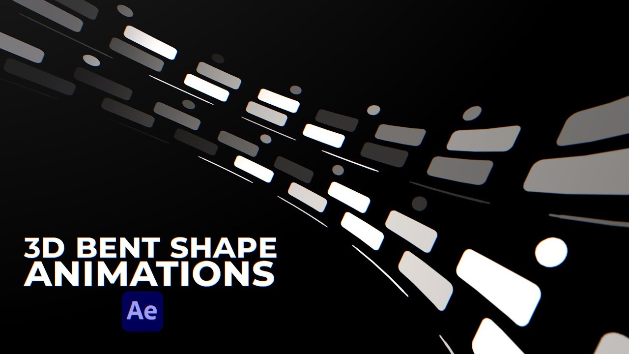 Create Bent 3d Shape Animations In After Effects - YouTube