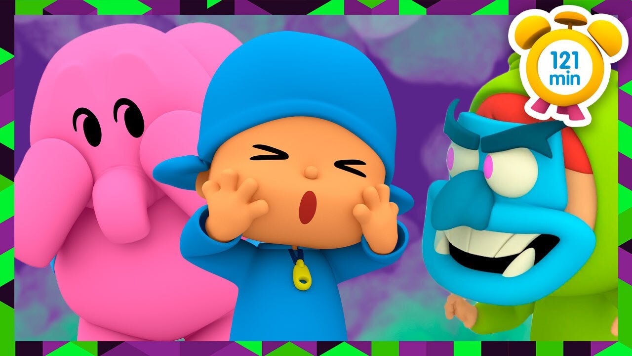 👹 POCOYO em PORTUGUÊS do BRASIL - Mascaras de Terror [121 min] DESENHOS ...