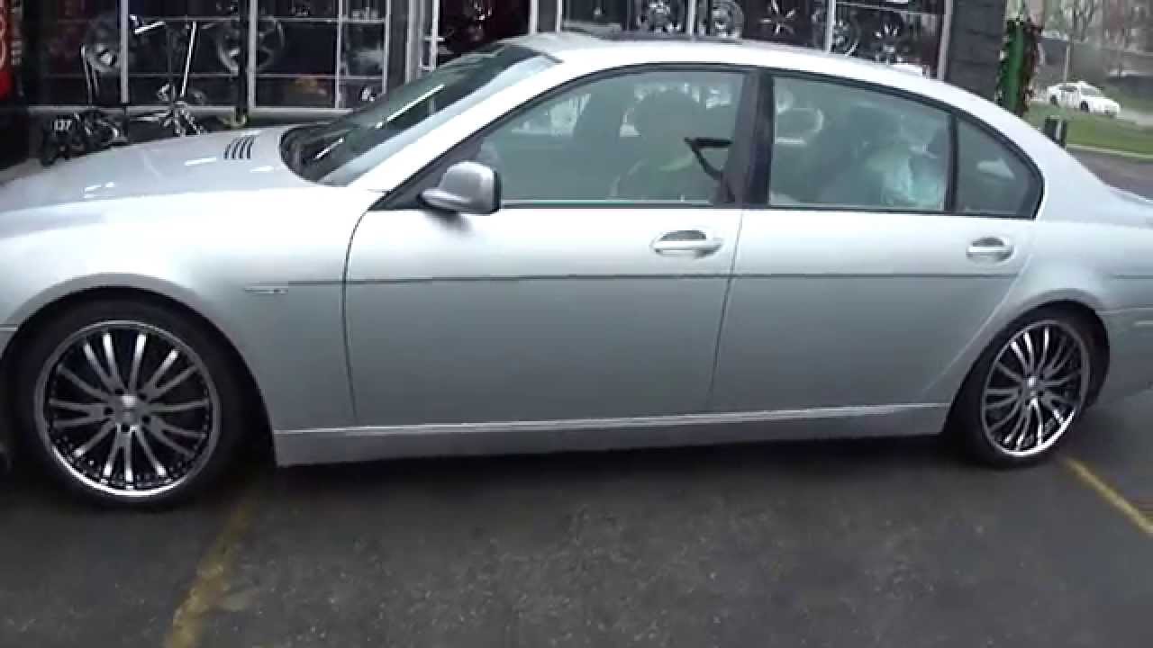 HILLYARD CUSTOM RIM&TIRE 2007 BMW 750LI 20 INCH 3 PIECE WHEELS - YouTube