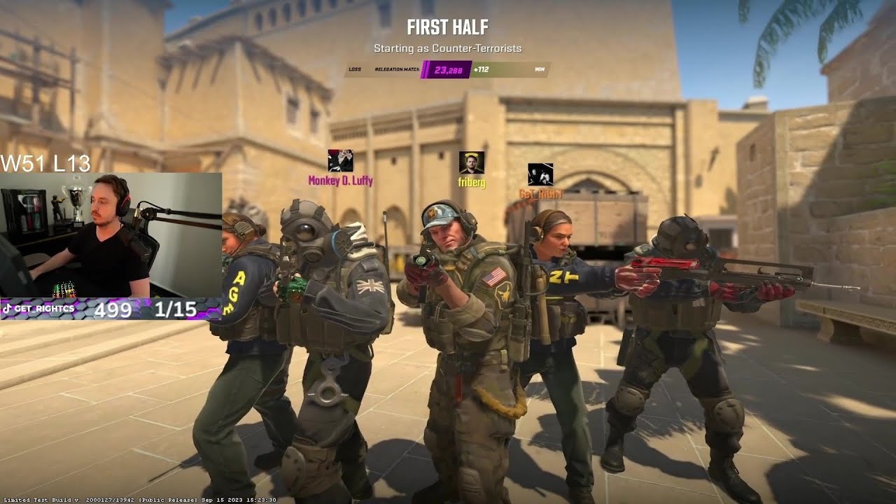 CS2 / GeT_RiGhT Mirage 23,288 PURPLE RANKED GAMEPLAY ( FULL MATCH VOD ...