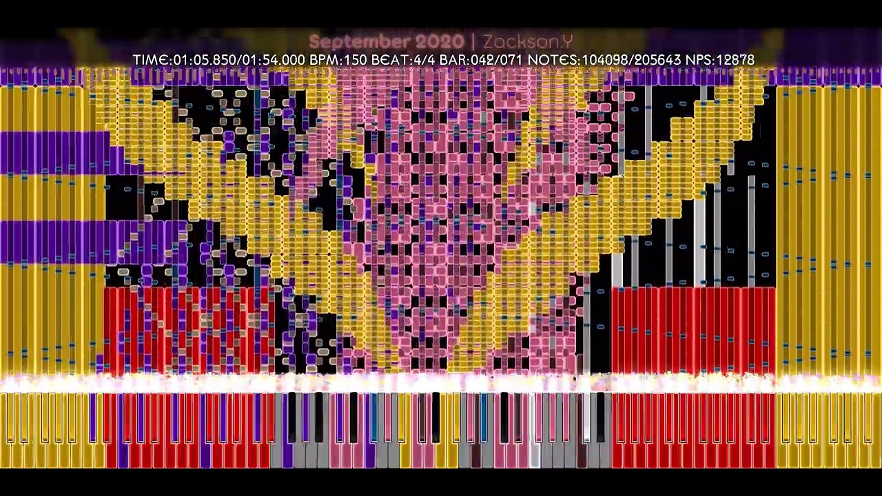 [Black MIDI] September 2020 | Zackson.Y | 205K Notes - YouTube