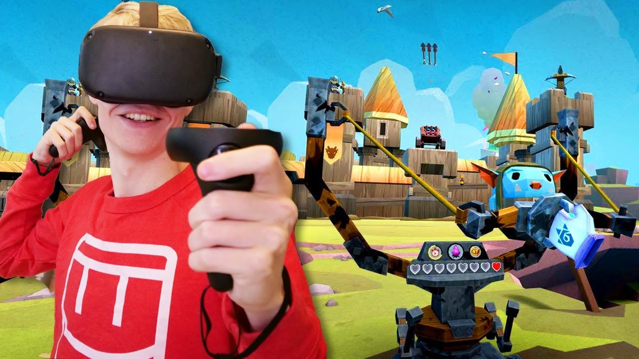 DESTROYING CASTLES IN VIRTUAL REALITY | Ballista VR (Oculus Quest Gameplay) - YouTube