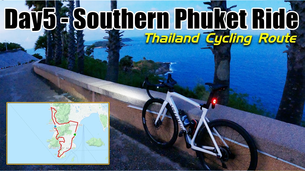 Day5 34km Southern Phuket Ride - Thailand Cycling Route - YouTube