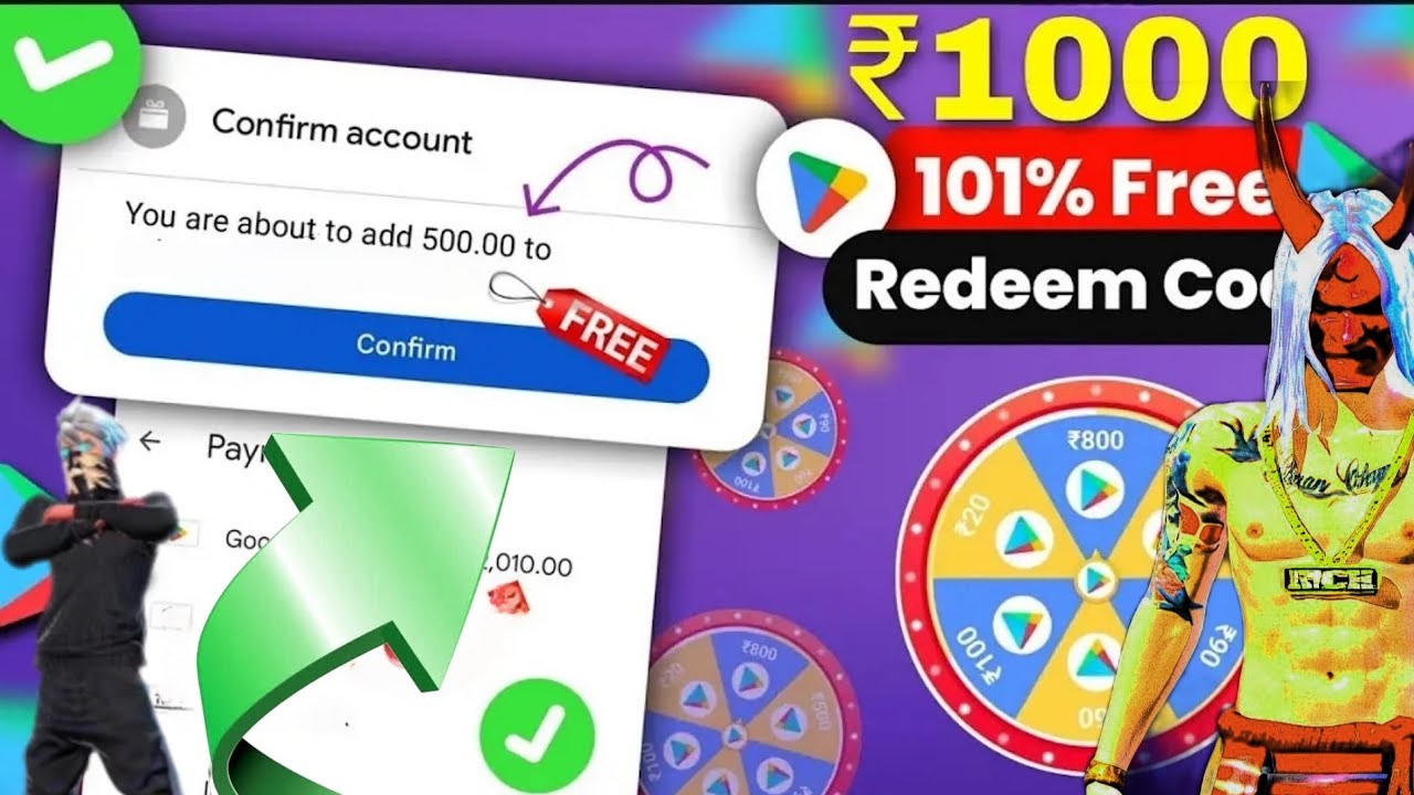 Best Free Redeem Code App For Getting Google Play Redeem Code Easily😍🔥# ...